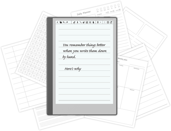 KloudNote Mini 9.7″ E-ink Electronic Notebook Tablet with Pen - Geniatech